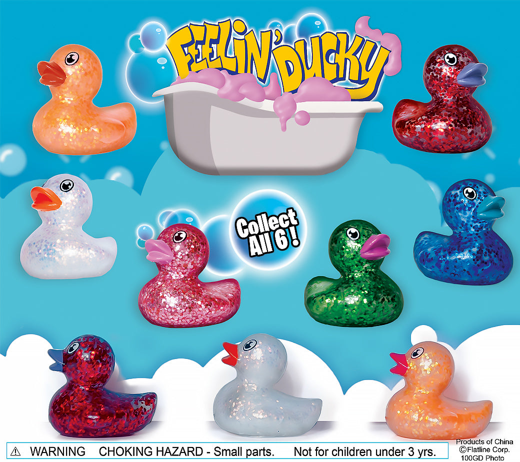 2" GLITTER DUCKS - 250CT – ABC Vending Products