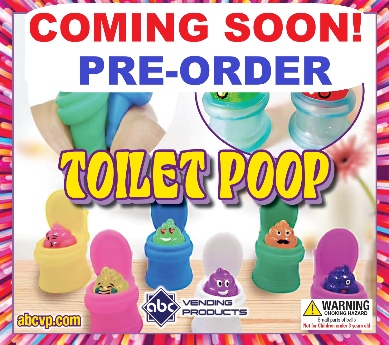 2" TOILET POOPS - 250 COUNT – ABC Vending Products