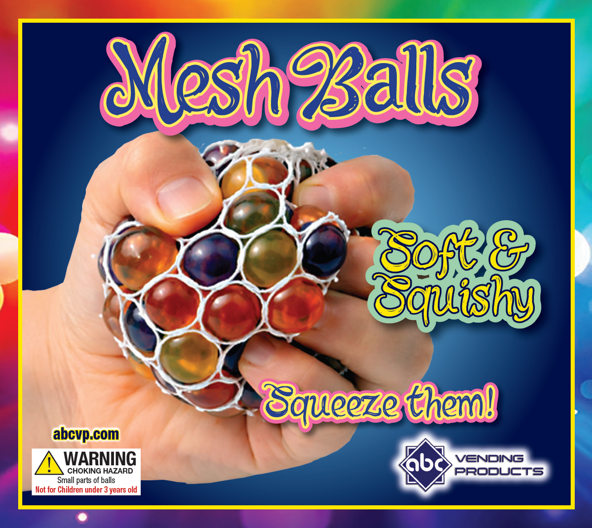2" MESH BALLS - 250 COUNT – ABC Vending Products