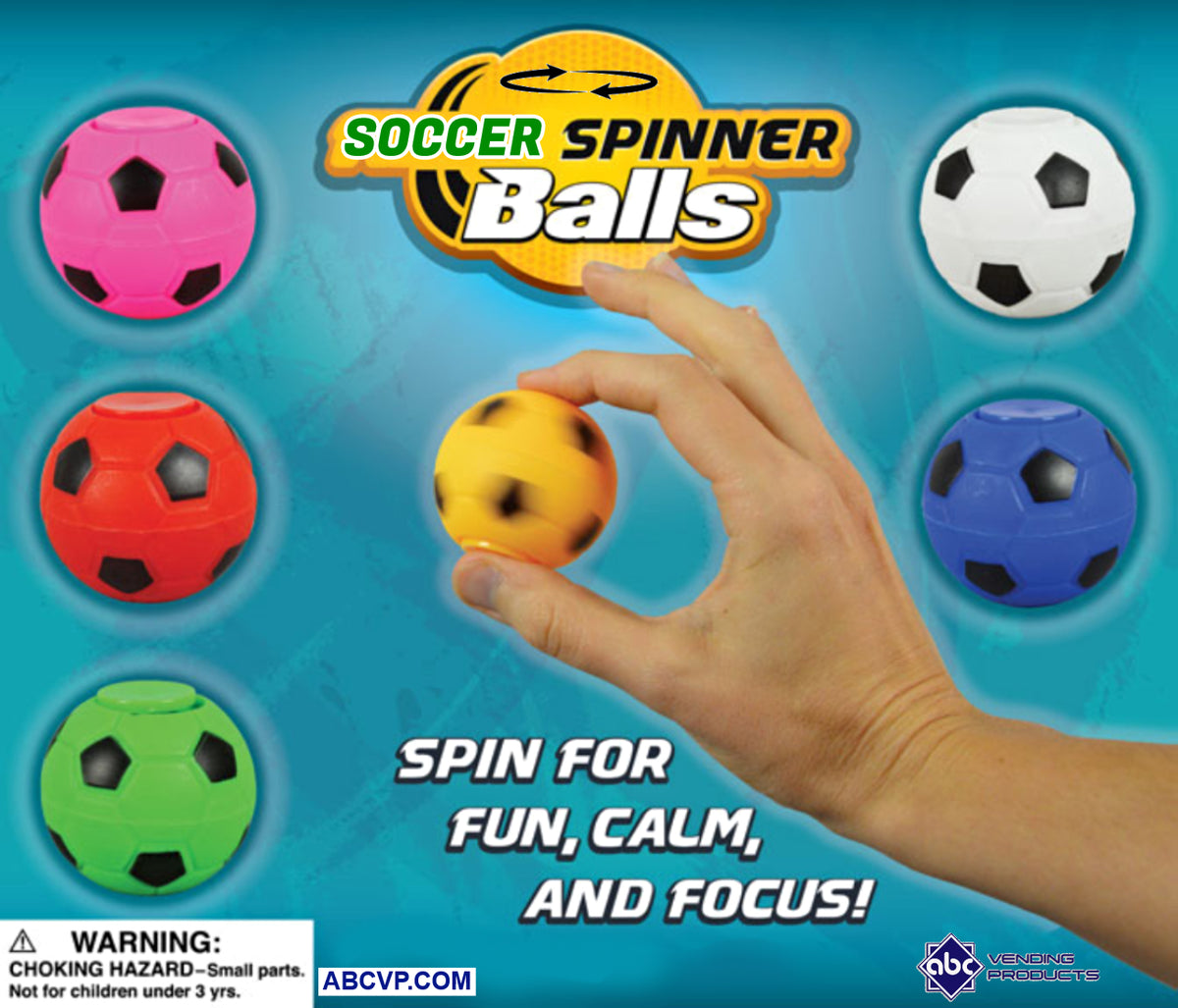 2" SOCCER SPINNERS DISPLAY – ABC Vending Products